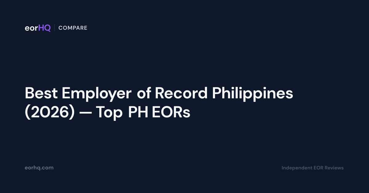 Best EOR Providers in the Philippines 2026 | eorHQ
