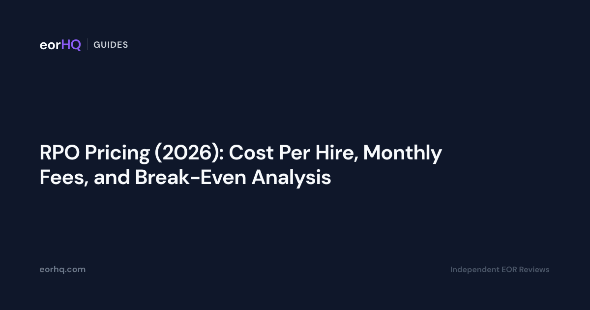 RPO Pricing (2026) | eorHQ